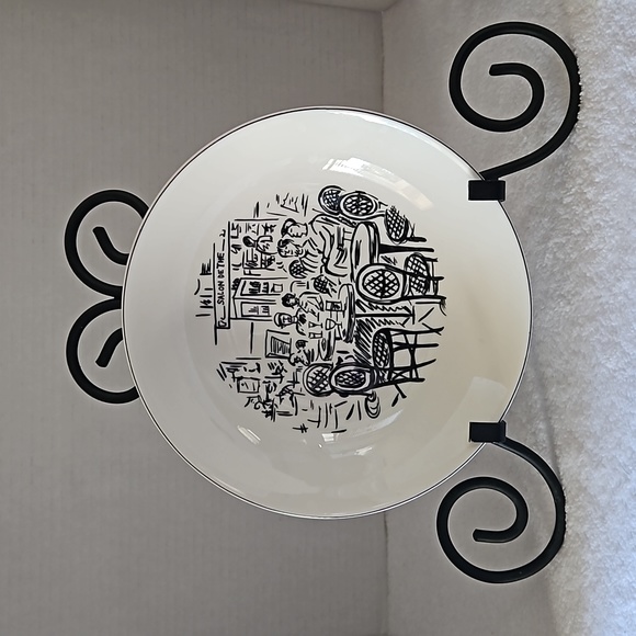 Mikasa | Dining | Mikasa Discontinued Parisian Scenes Black Scenes Of ...